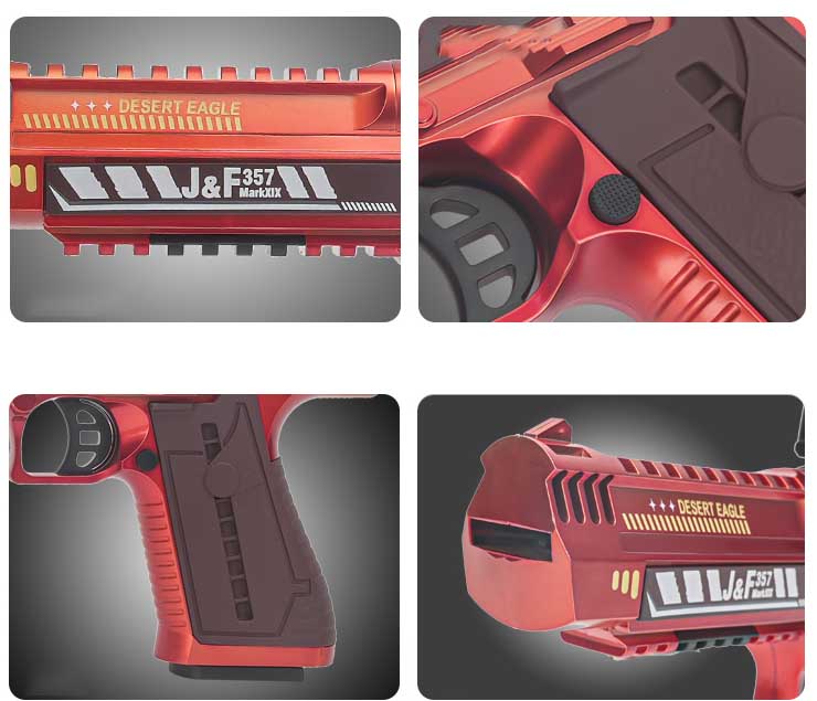 JF Desert Eagle Toy Gun Electric Foam Disc Blaster – Biu Blaster