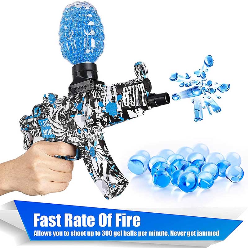 Mini MP5 Splatter Ball Electric Gel Blaster Toy Using 6-7mm Gel Balls ...